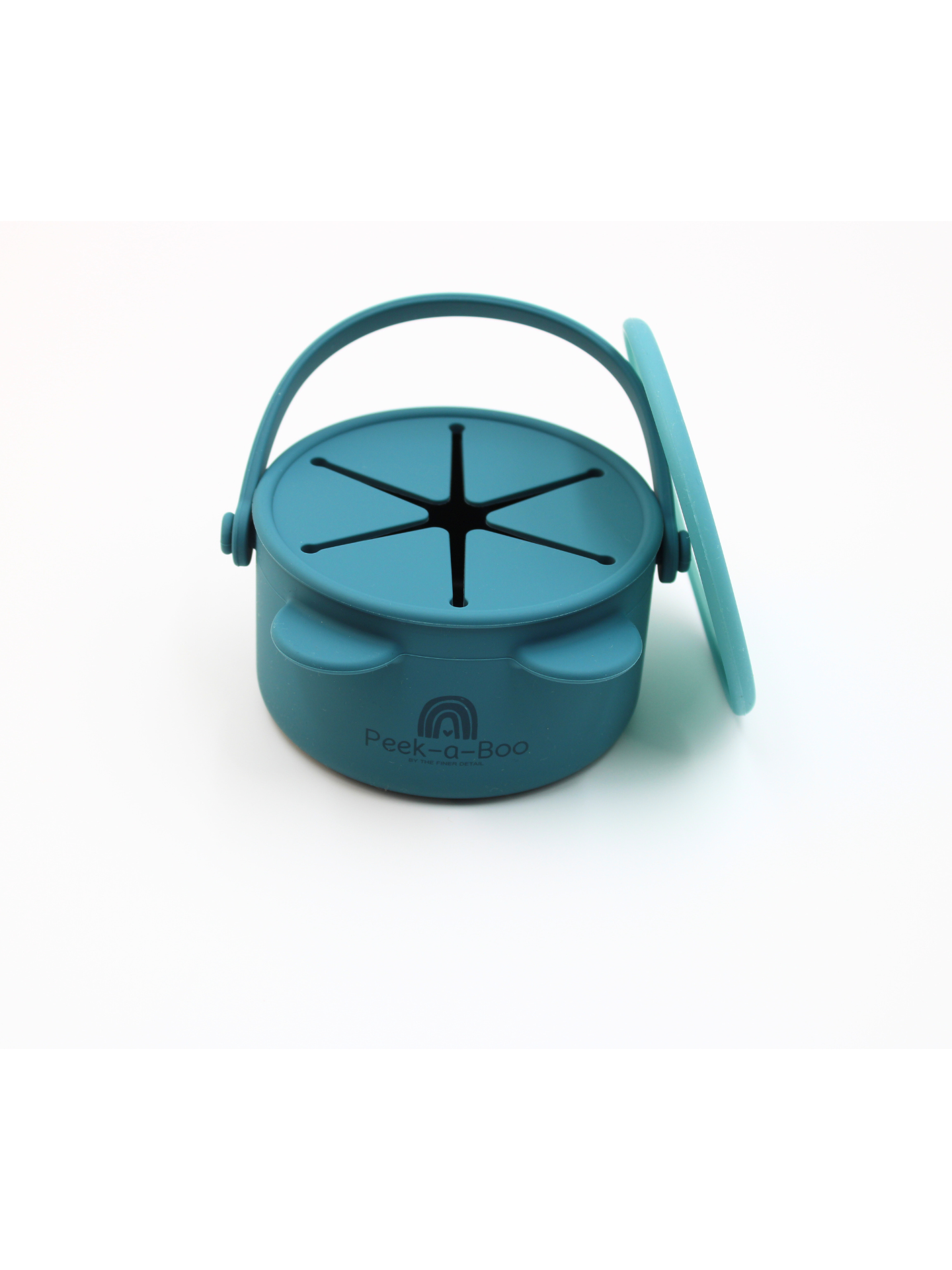 Bear Snack Pot | Teal – Peek-a-Boo AE